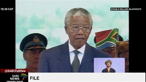 29 Years Since Mandela Gave His Inaugural Speech Youtube