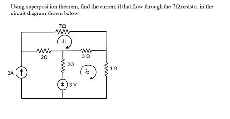Solved Using Superposition Theorem Find The Current Il That