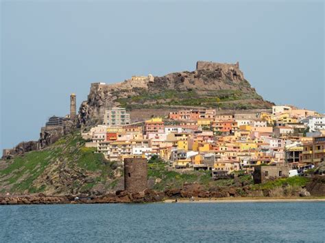 Castelsardo In The North Of Sardinia Italy Stock Image Image Of