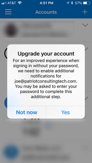 Passwordless Phone Sign In With The Microsoft Authenticator App Not Compatible With