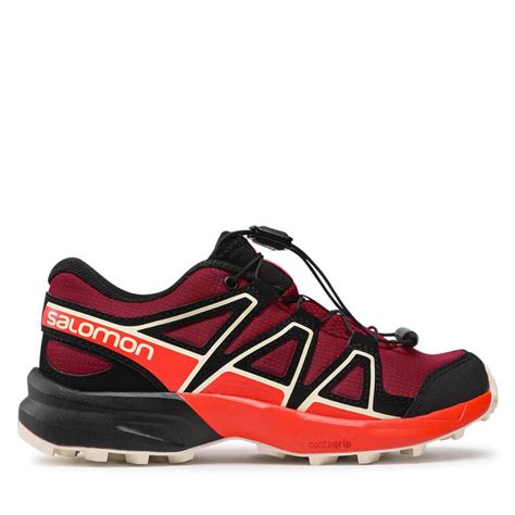 Trekkingschuhe Salomon Speedcross J 411249 09 M0 Red Dahlia Cherry