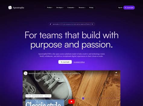 Apostrophe By Apostrophecms A Express Template Built At Lightspeed