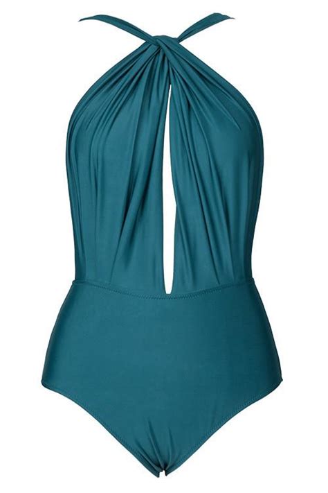 Deep End Plunging One Piece Swimsuit