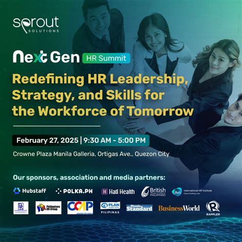 Nextgen Hr Summit Redefining Hr Leadership Strategy And Skills For The Workforce Of Tomorrow