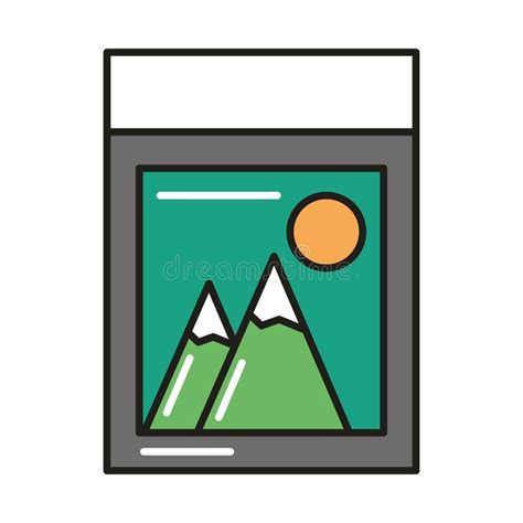 Picture Landscape Icon Stock Vector Illustration Of Object 272034263