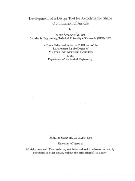 Airfoil Aerodynamic Optimization Pdf Navierstokes Equations