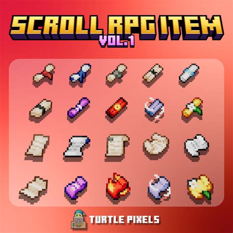 Scroll Rpg Item Vol 1 Mcmodels