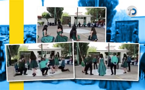 Alumnos BAILAN canción de Peso Pluma en su graduación VIDEO Telediario México