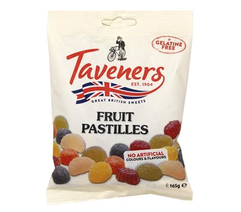 Sweets TAVENERS Fruit Pastilles 165g Cheap Basket