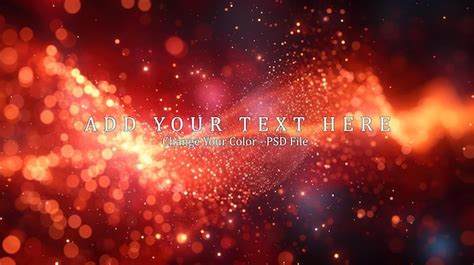Premium Psd Abstract Connected Points On Bright Red Background