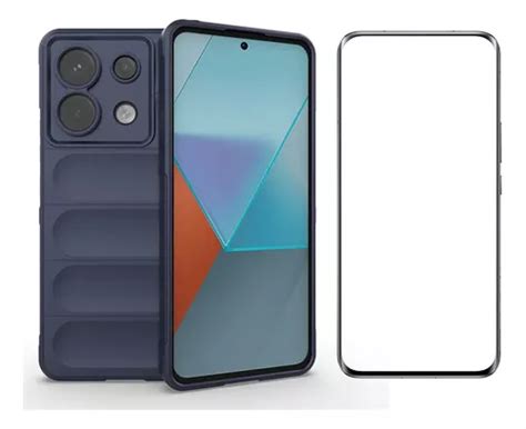 Funda Para Xiaomi Poco X6 Pro 5g Caucho Tener Vidrio Membran Meses sin interés