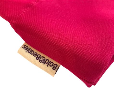 Hot Fuchsia Pink Plain Bold Beanies Hat Cancer Chemo Alopecia Cap Uk