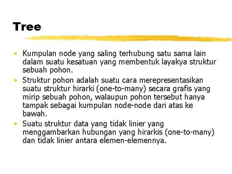 Struktur Data Tree Struktur Pohon Tree Kumpulan Node