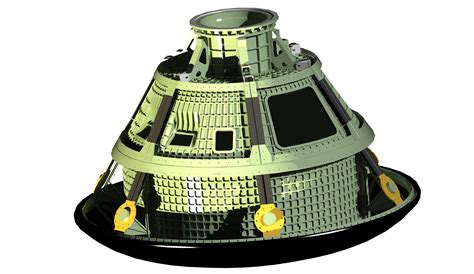 Nasa Orion Artemis Crew Capsule Structure 17 Detailed Parts 3d