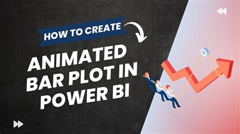how to create animated bar plot in power bi youtube