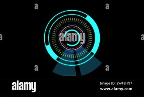 Hud Element Futuristic Loading Pending Screen Loopable Parts