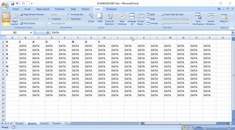 Freeze Rows And Columns Using FREEZE PANES Option In Excel