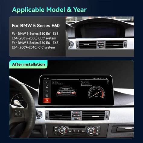 Navigatie Bmw Seria 5 E60 E61 Ccc Cic Din 2004 2010 Navigps Ecran