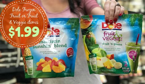 Dole Frozen Fruit Or Fruit And Veggie Items Only 199 At Kroger Reg