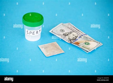 Health Sample Sperm Donor Sperm Close Concept Of Bank Sperm Sperm On