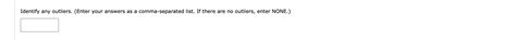 Solved Consider The Given Data Set N15 Measurements