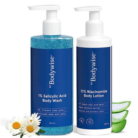 Buy Be Bodywise Back Acne Kit 1 Salicylic Acid Body Wash And 10