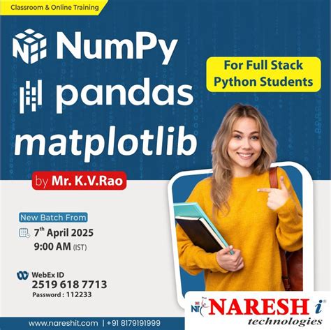 #python #programming #numpy #pandas #coding #matplotlib #programmer… | Naresh i Technologies
