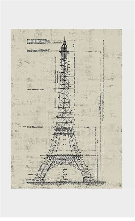 Eiffel Tower Schematics The Space Needle V Other Cities Famous
