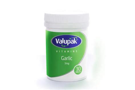 Valupak Odourless Garlic 3mg Tablets 30s Karyo Health