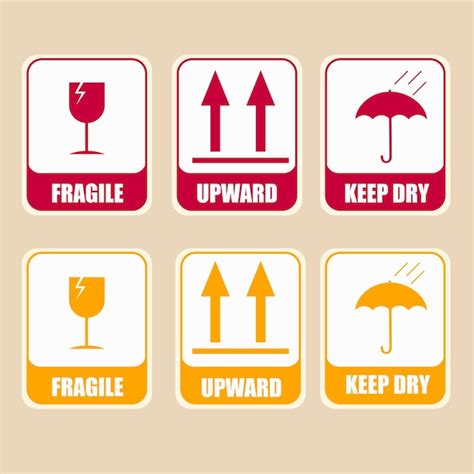 Premium Vector Fragile Handle With Care Vector Icon