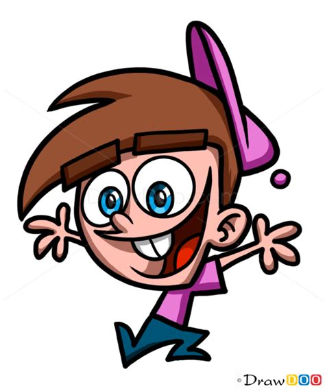 How To Draw Timmy Turner Cartoon Characters