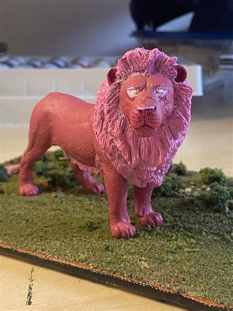 Custom Realistic Lion Figure Made By Me Rstevenuniverse