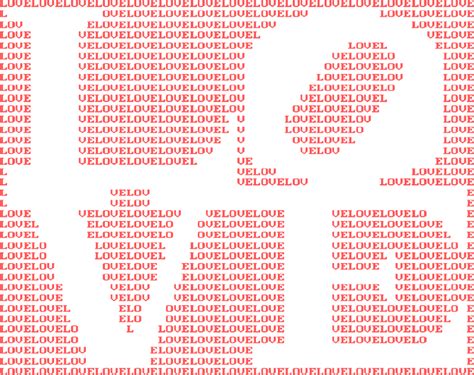 Ascii Love Openclipart
