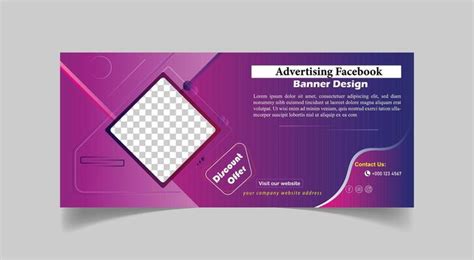 Facebook Banner Mockup Vector Art Icons And Graphics For Free Download
