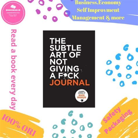 Promo The Subtle Art Of Not Giving A F Ck Journal Mark Manson Diskon