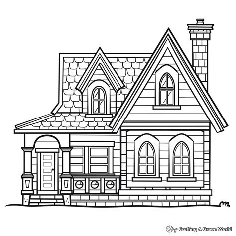 Arcitecture Coloring Pages 2025
