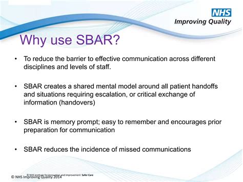 Communication Using The Sbar Tool Pptx