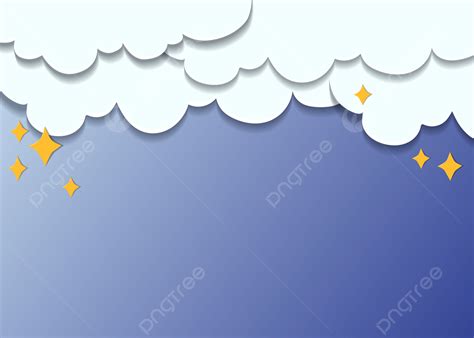剪紙背景 雲 天空 繁星背景圖片和桌布免費下載