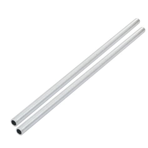 SOURCING MAP Tige Filetée Creuse M Filetage mm Longueur Lampe Tuyau Mamelon pour Luminaire