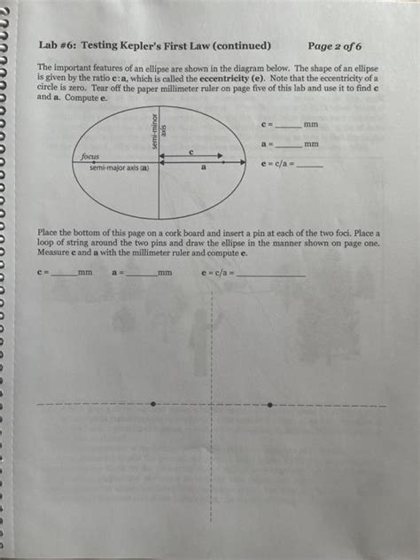Solved Lab 6 Testing Keplers First Law Continued Page