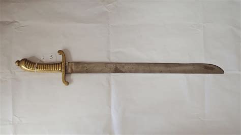 Lot Saxon Fusiliers Falchion M1845 Infantry Short Sword