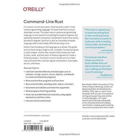 Command Line Rust A Project Based R For Writing Rust Clis