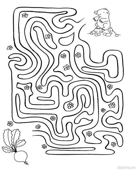 Интересные лабиринты для детей 6 7 лет распечатать бесплатно с картинками