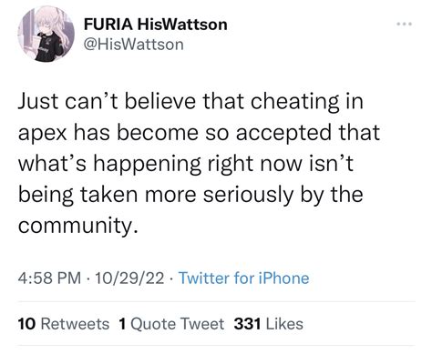 Jake Lucky On Twitter Apex Pro Hiswattson Continues To Call Out The