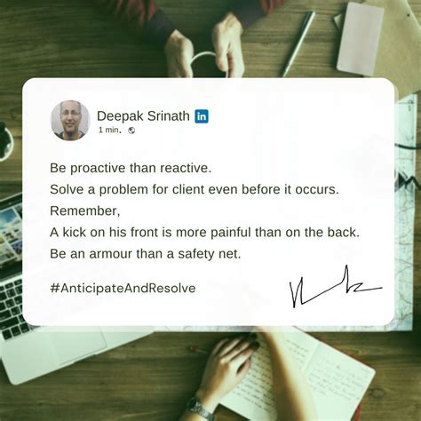 Deepak Srinath On Linkedin What Say