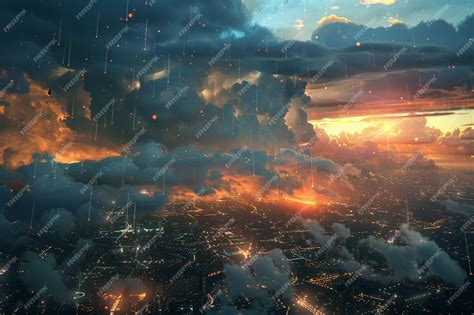 Premium Photo Quantum Computing For Weather Forecasting