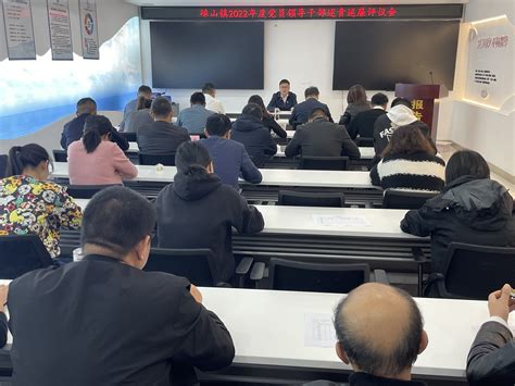 嵊山镇召开2022年度党员领导干部述责述廉评议会