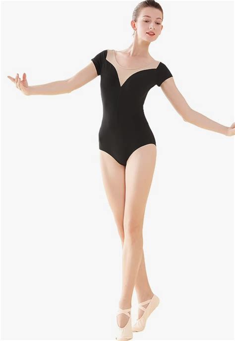 Phoeswan Ballet Leotards For Women Short Sleevecamisole Dance