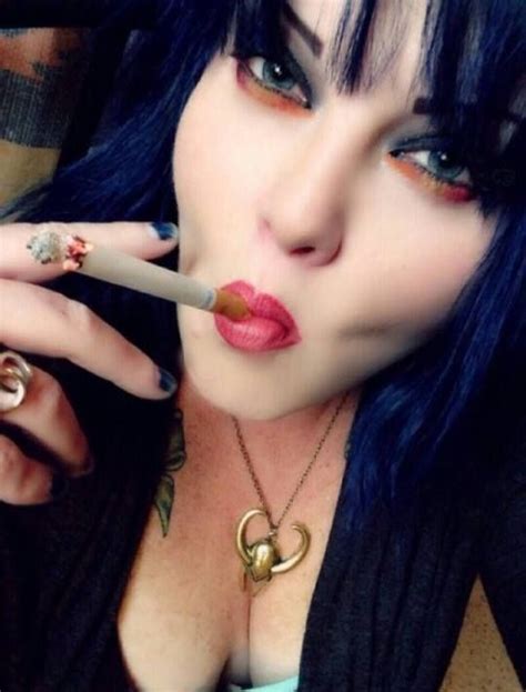 Pin On Red Lips And Smoking