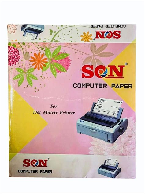 Dot Matrix Computer Paper Gsm 60 Gsm At ₹ 475 Pack In Indore Id